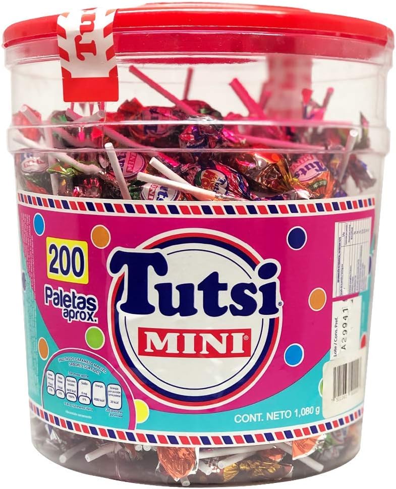 Tutsi Pop - Tutsi Mini Pop surtido paletas de caramelo varios sabores ...