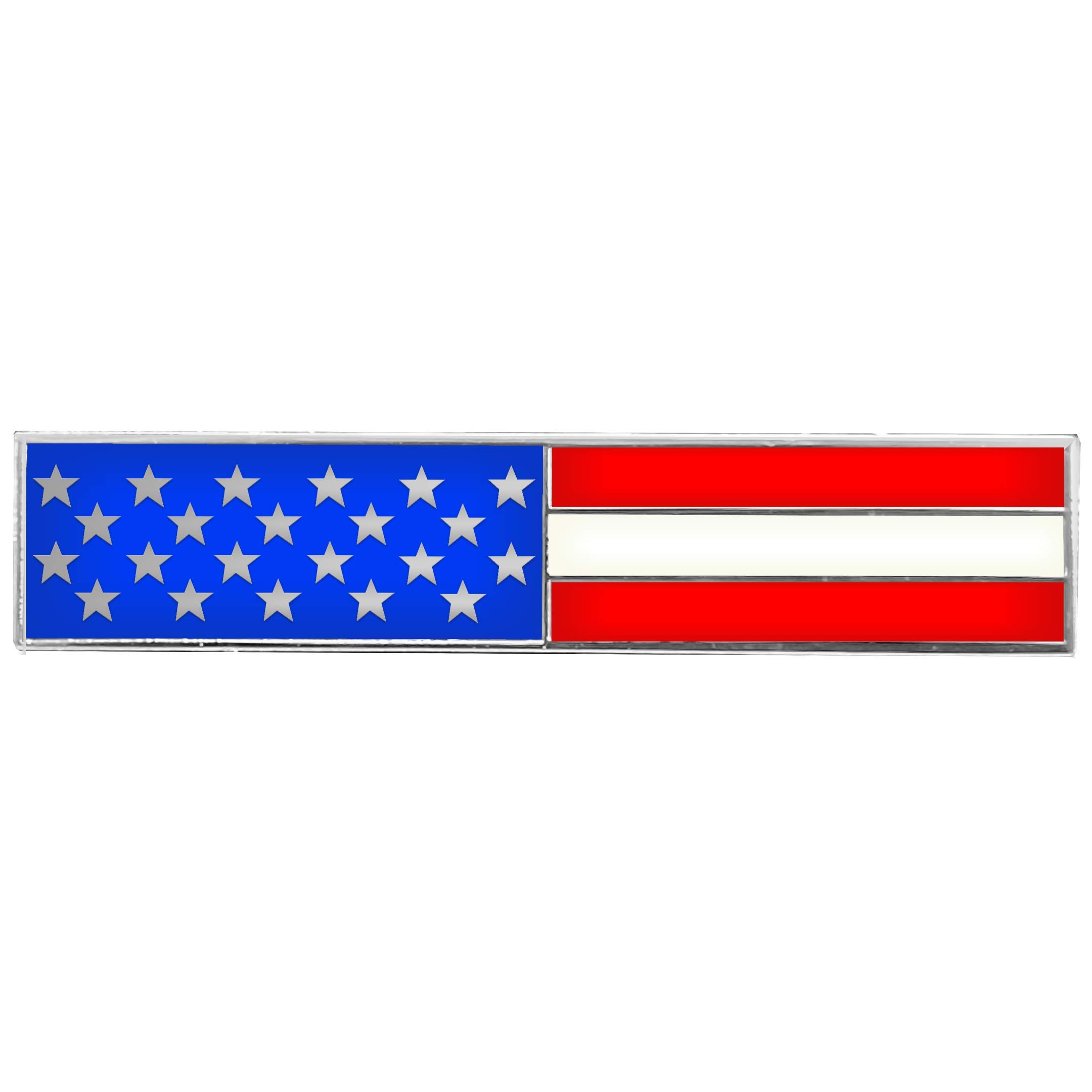 Buy EL7-021 Silver US Metal and Cloisonné Citation Commendation Bar Pin ...