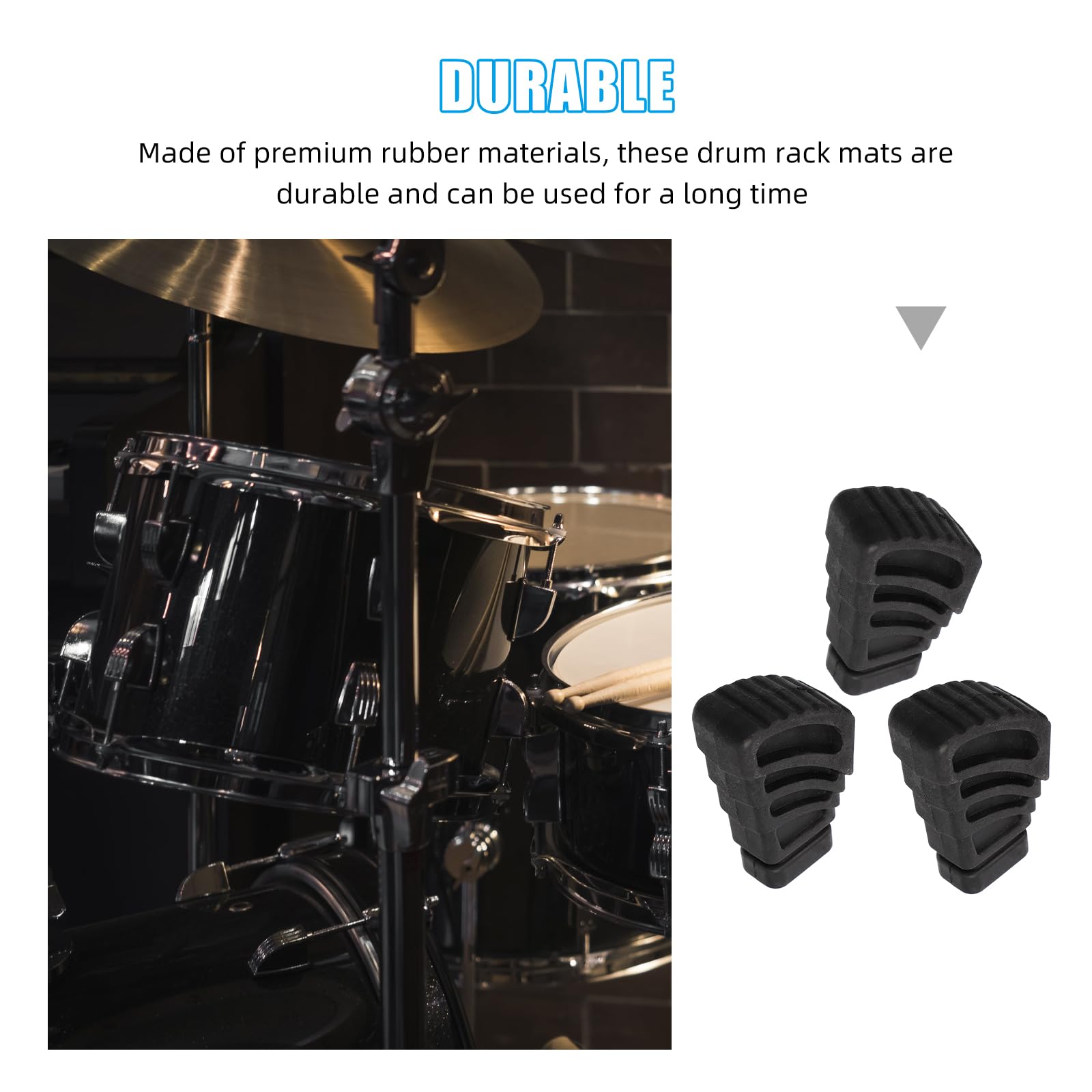 Snapklik.com : Milisten Drum Pad Stand 3PC Drum Rack Stand Rubber Feet ...
