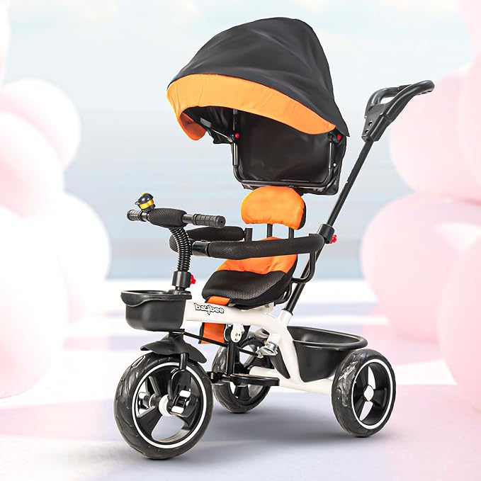 Baybee Duke 3 in 1 Baby Tricycles for Kids, Plug N Play Baby Cycle with ...