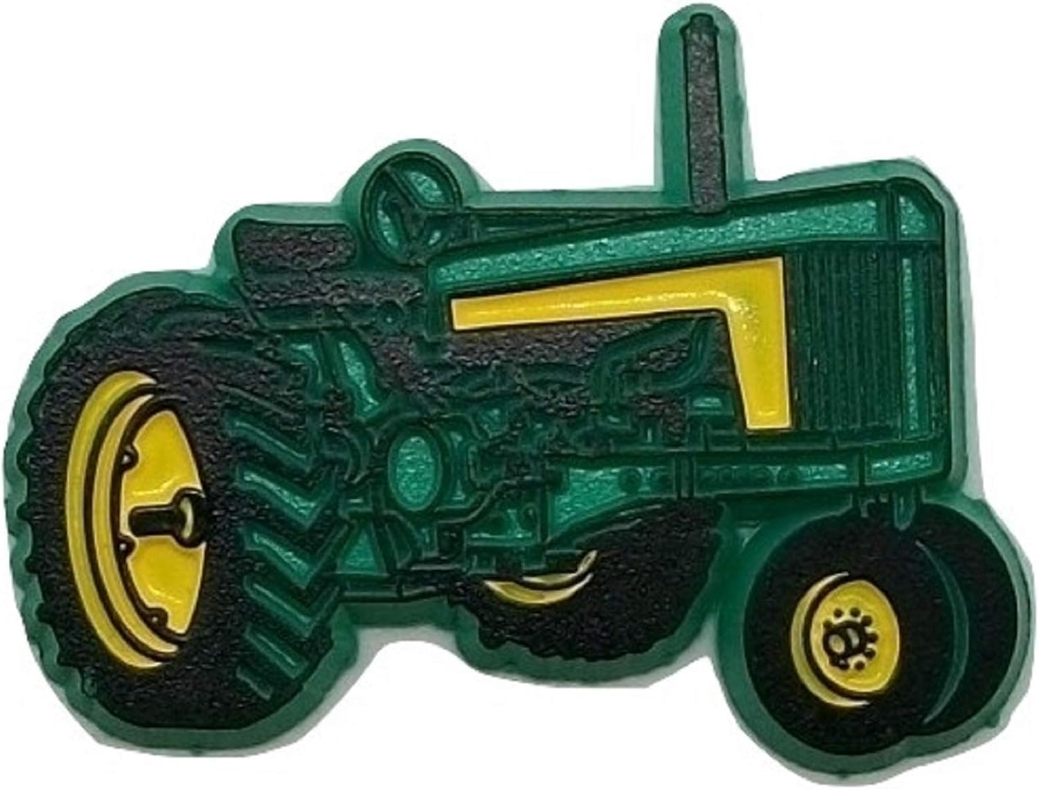 Amazon.com: Green and Yellow Farm Tractor Fridge Magnet: Refrigerator ...