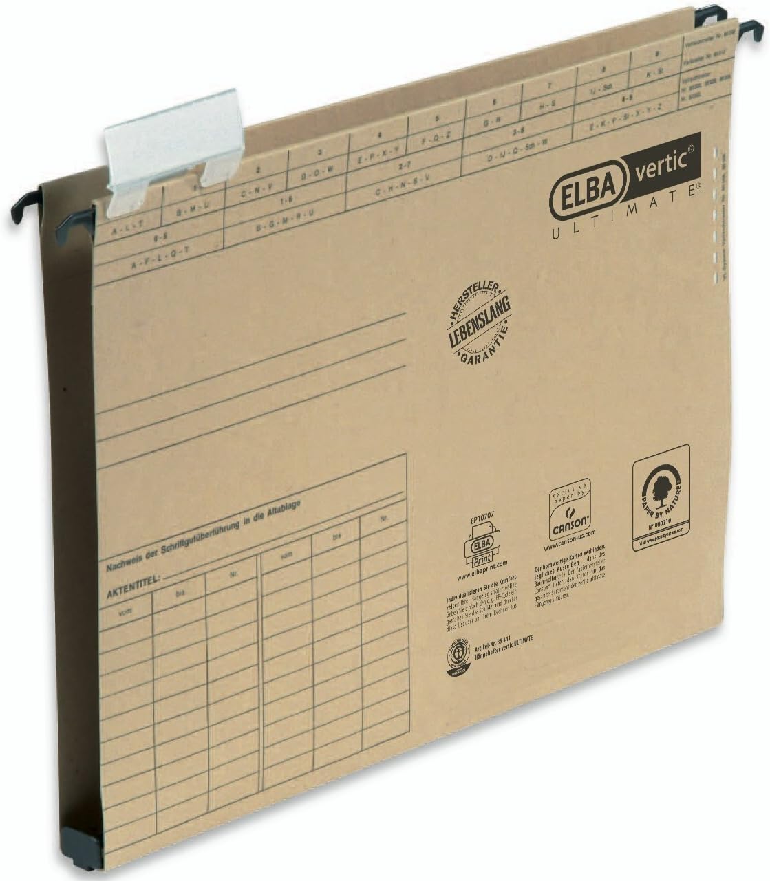 Amazon.com: Suspension file folder, expanding bottom: 2 mm VERTIC ...