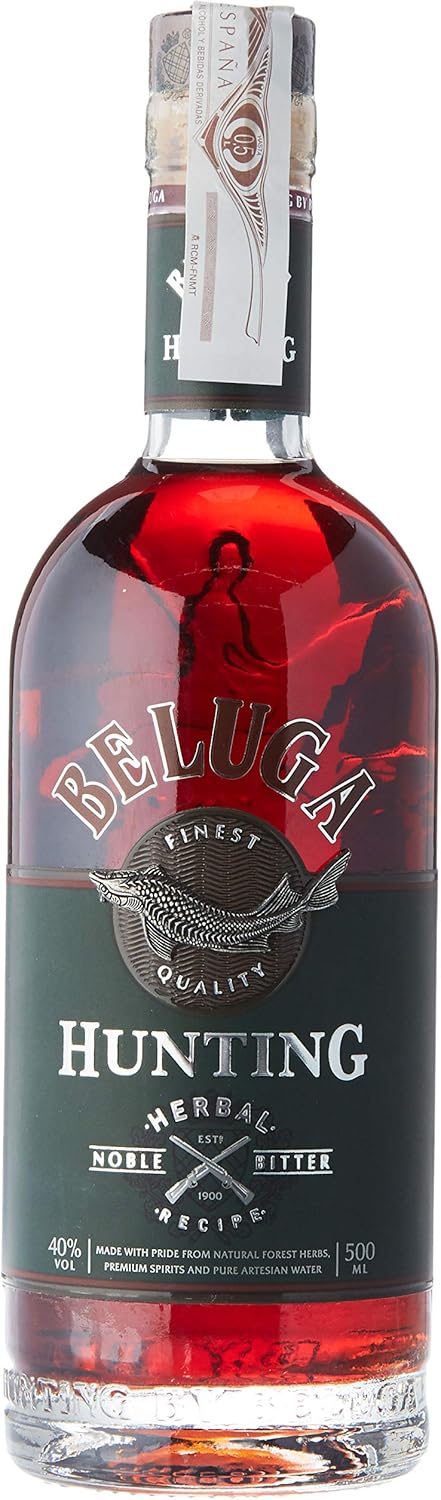 Beluga Beluga Hunting Herbal Bitter 40º - 500 ml : Amazon.es ...