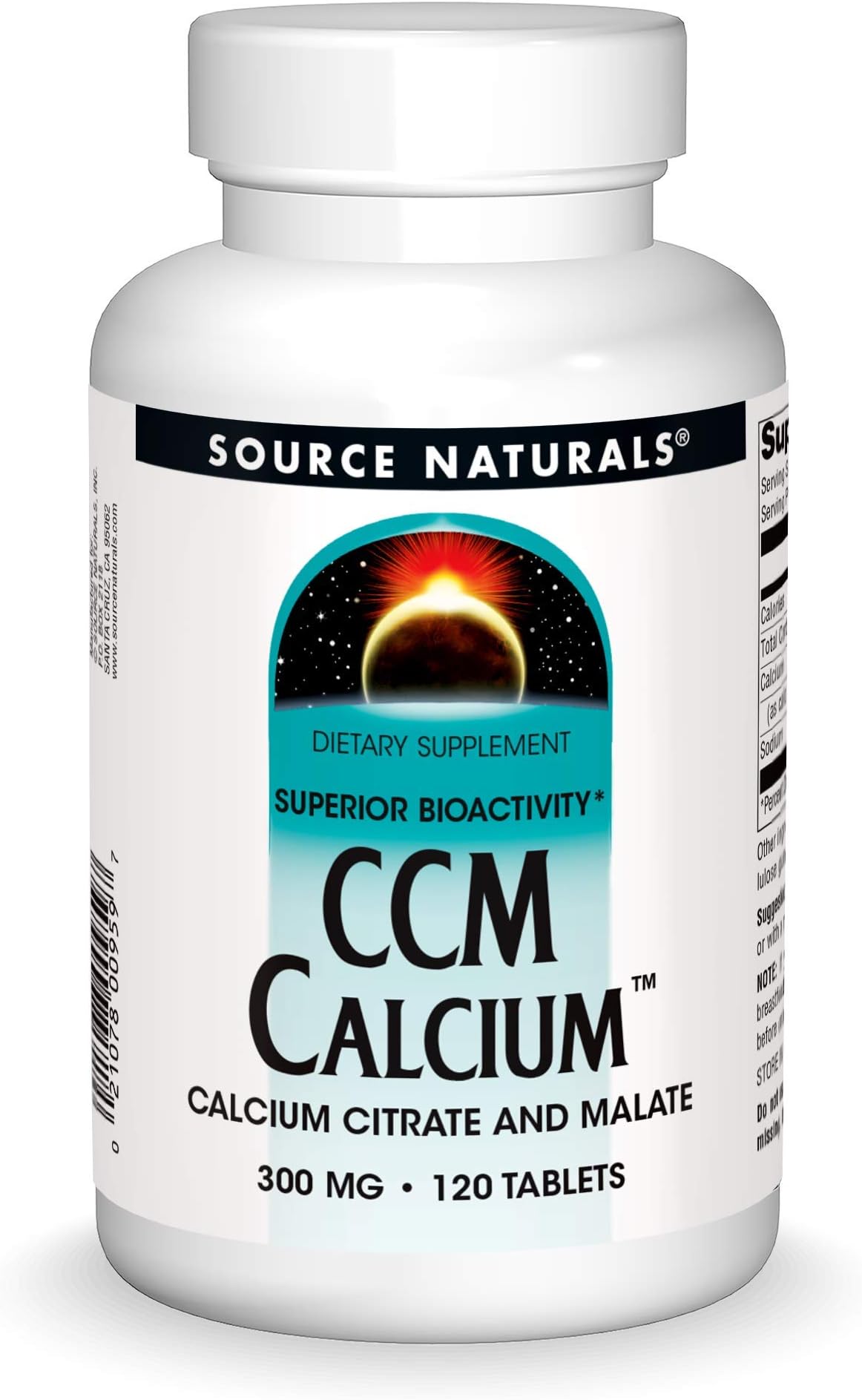 Amazon.com: Source Naturals CCM Calcium - Calcium Citrate and Malate ...
