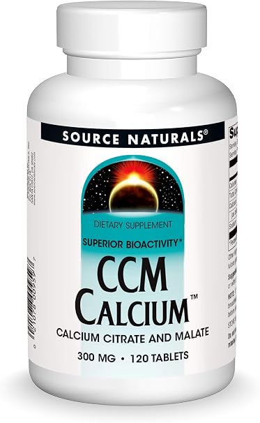 Amazon.com: Source Naturals CCM Calcium - Calcium Citrate and Malate ...