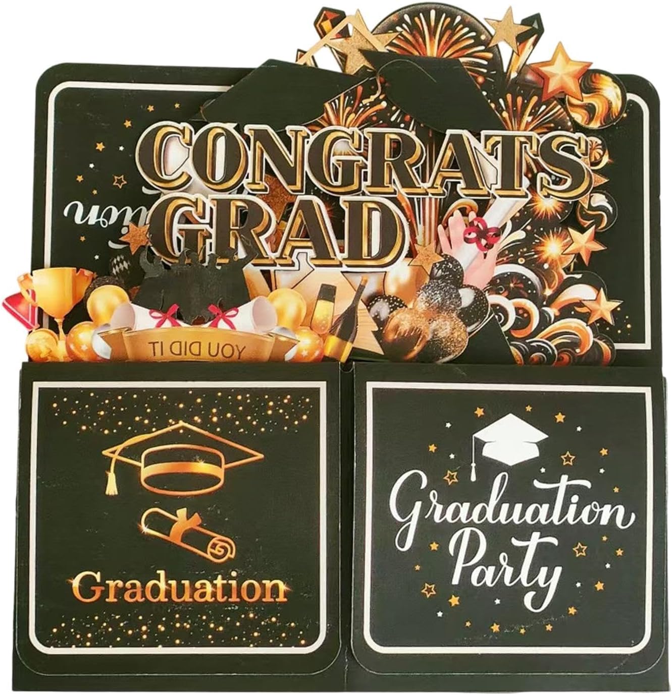 Amazon | Pop Up Congrats Grad Card, Graduation Pop Up Card, Funny ...