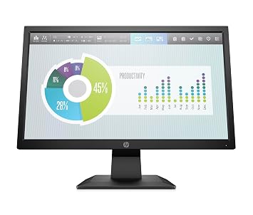 HP P204v 19.5-inch Monitor, Anti-glare; LED backlights, Brightness ...