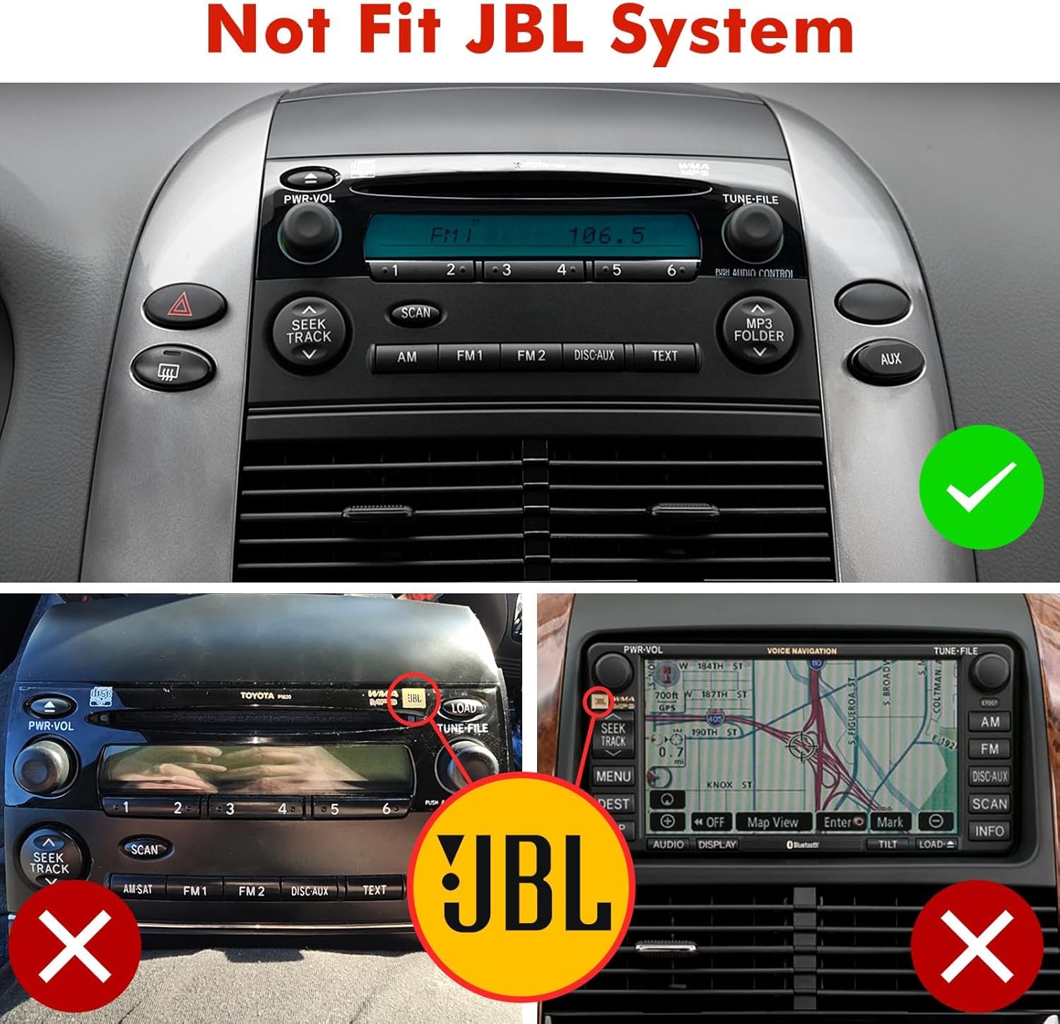 Snapklik.com : 9 Inch IPS Touchscreen Android 14 Car Stereo For Toyota ...