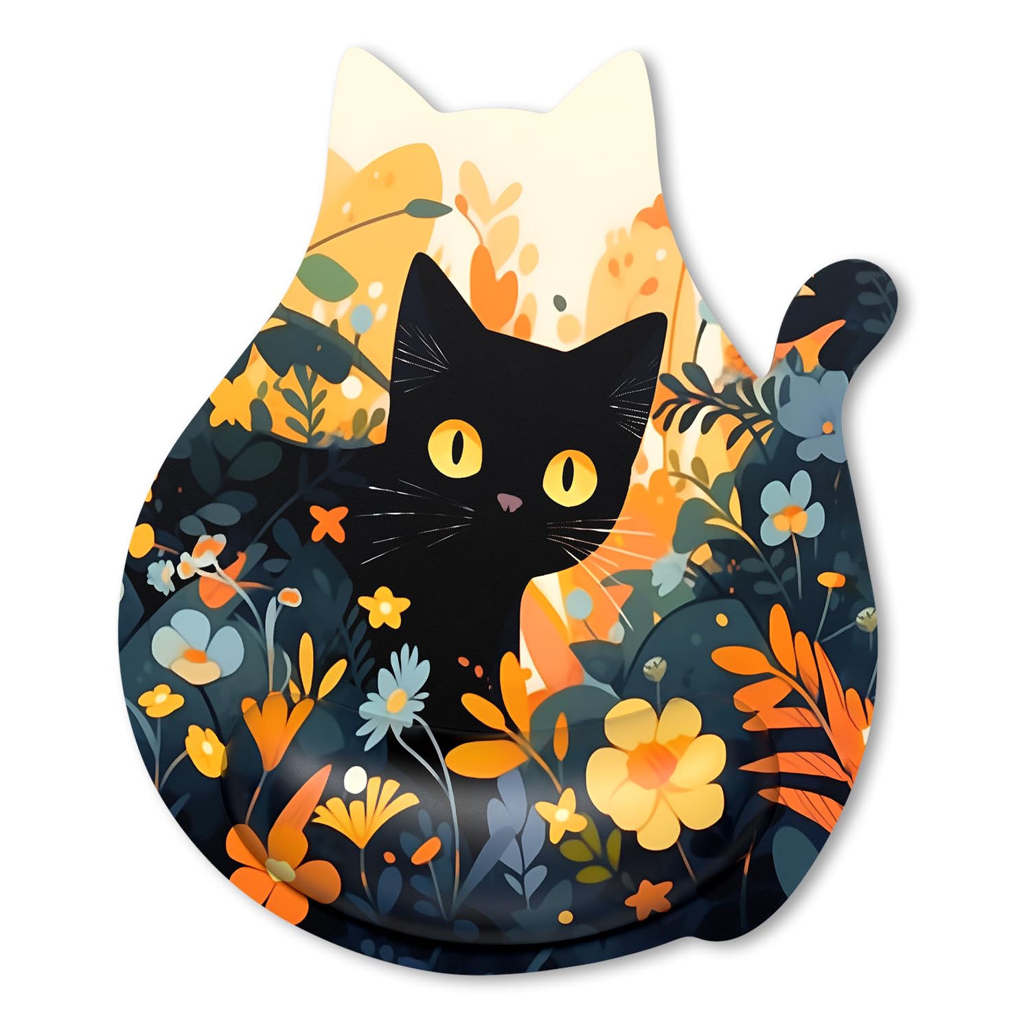 Amazon.com: Hsxnam Ergonomic Mouse Pad with Wrist Support, Funny Cute ...