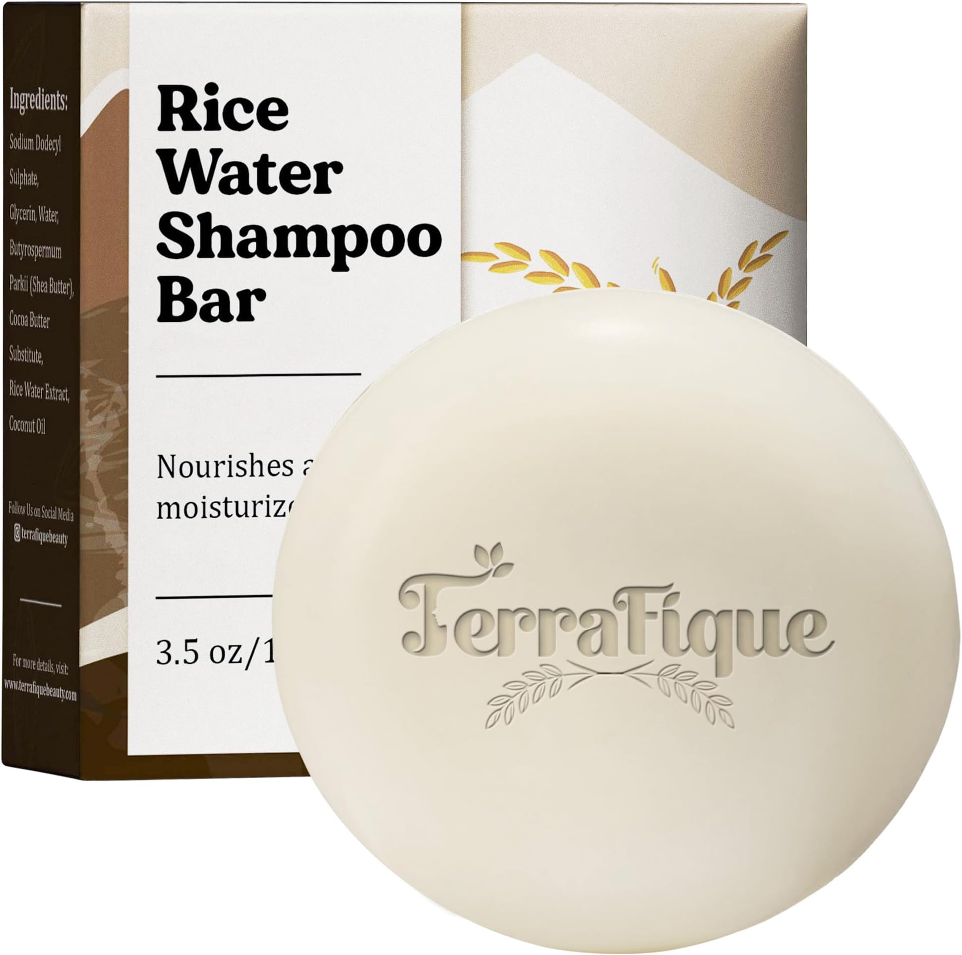Amazon.com : Rice Water Shampoo Bar - Hair Strengthening and Repair ...