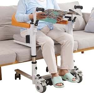 Amazon.com - Patient Transfer Lift Chair Patient Lift w/180°Split Seat ...