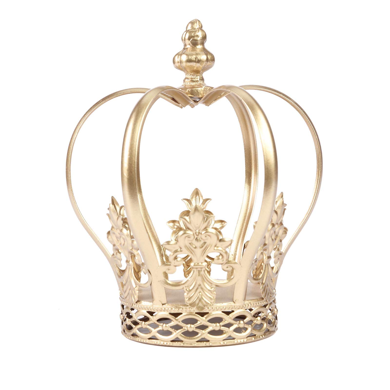 Gold Metal Crown Decor