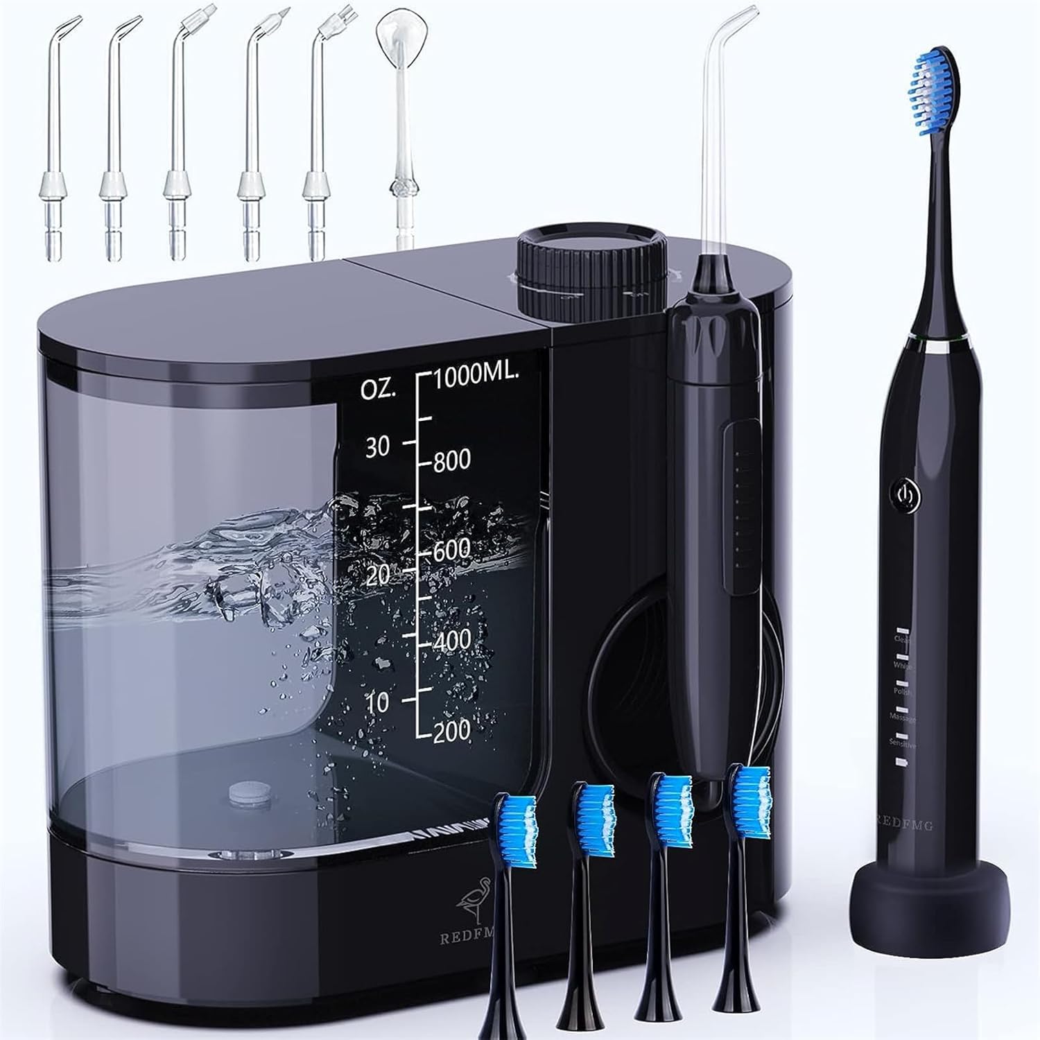 Amazon.com: Water Flosser & Ultrasonic Toothbrush Combo - Extra ...