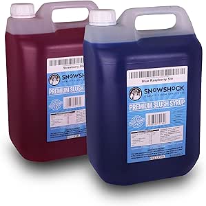 SnowShock 2 x 5ltr Slush Syrup - Concentrate Dilute for Ice/Slushy ...