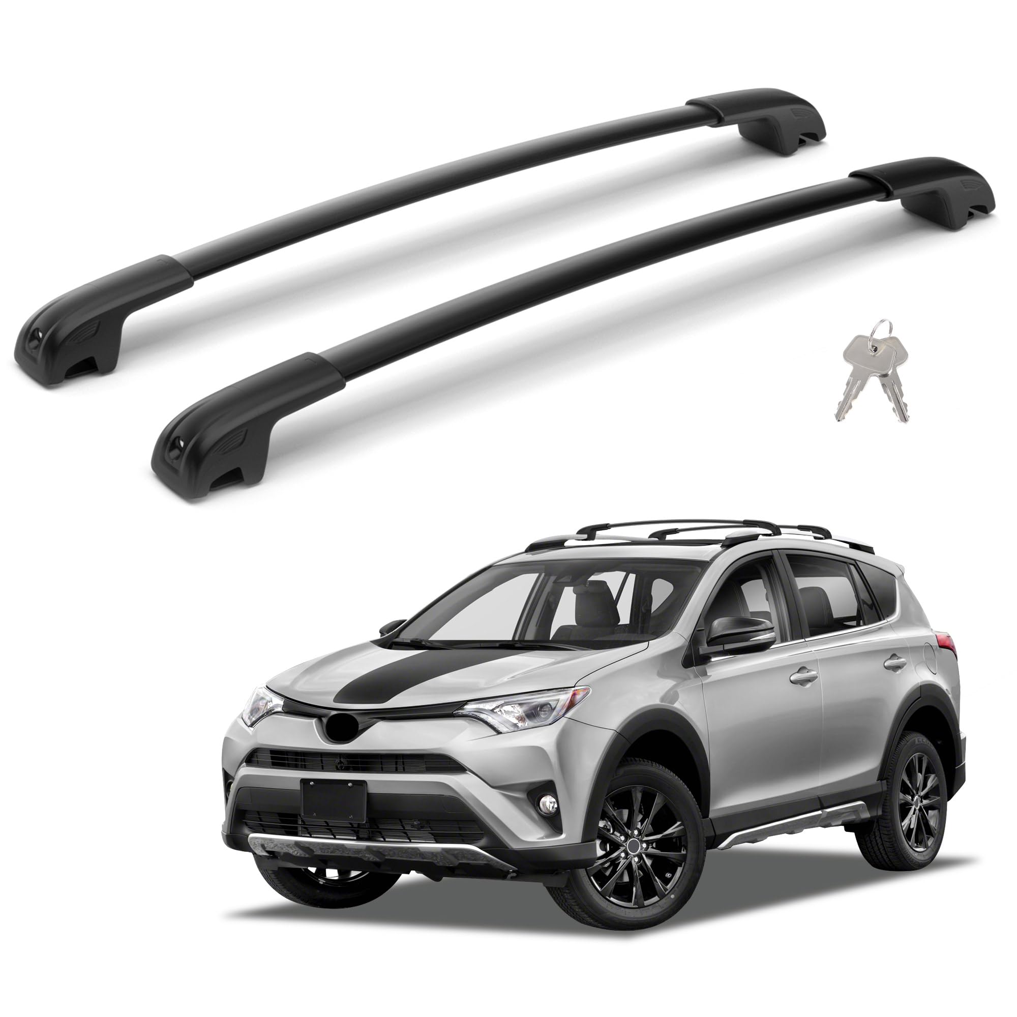 220lbs Roof Rack Cross Bars Lockable For 2013 2018 Rav4 | Desertcart INDIA
