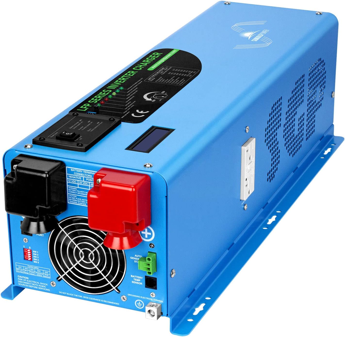 Amazon.com: AIMS Power PICOGLF60W24V240VS 24 Volt Pure Sine Inverter ...