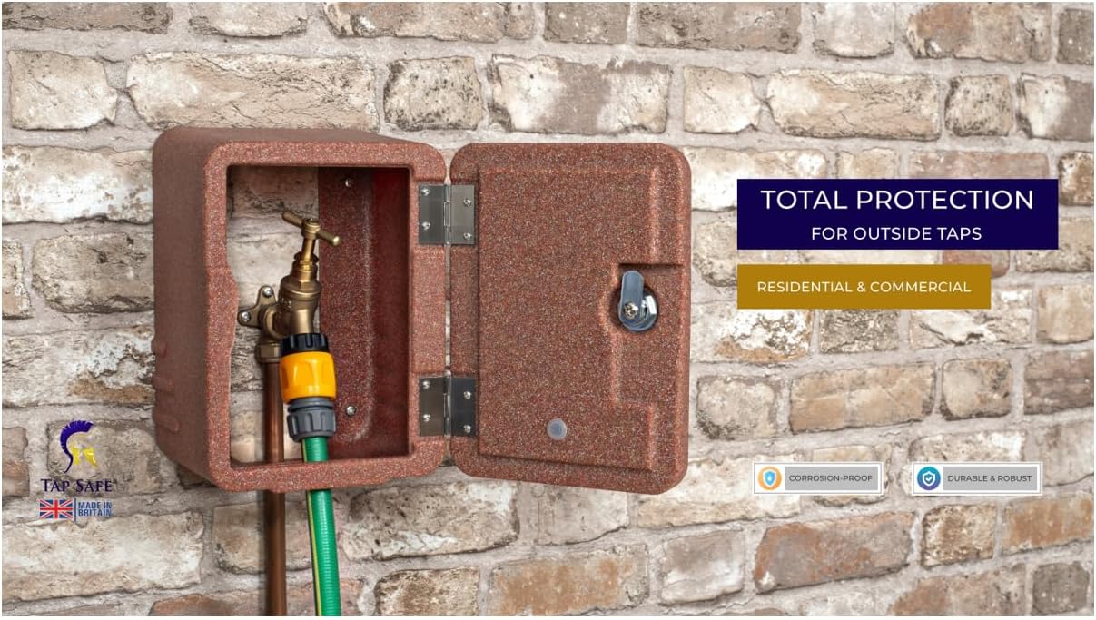 Tap Safe, hose union bib tap lockable protective box cover enclosure ...