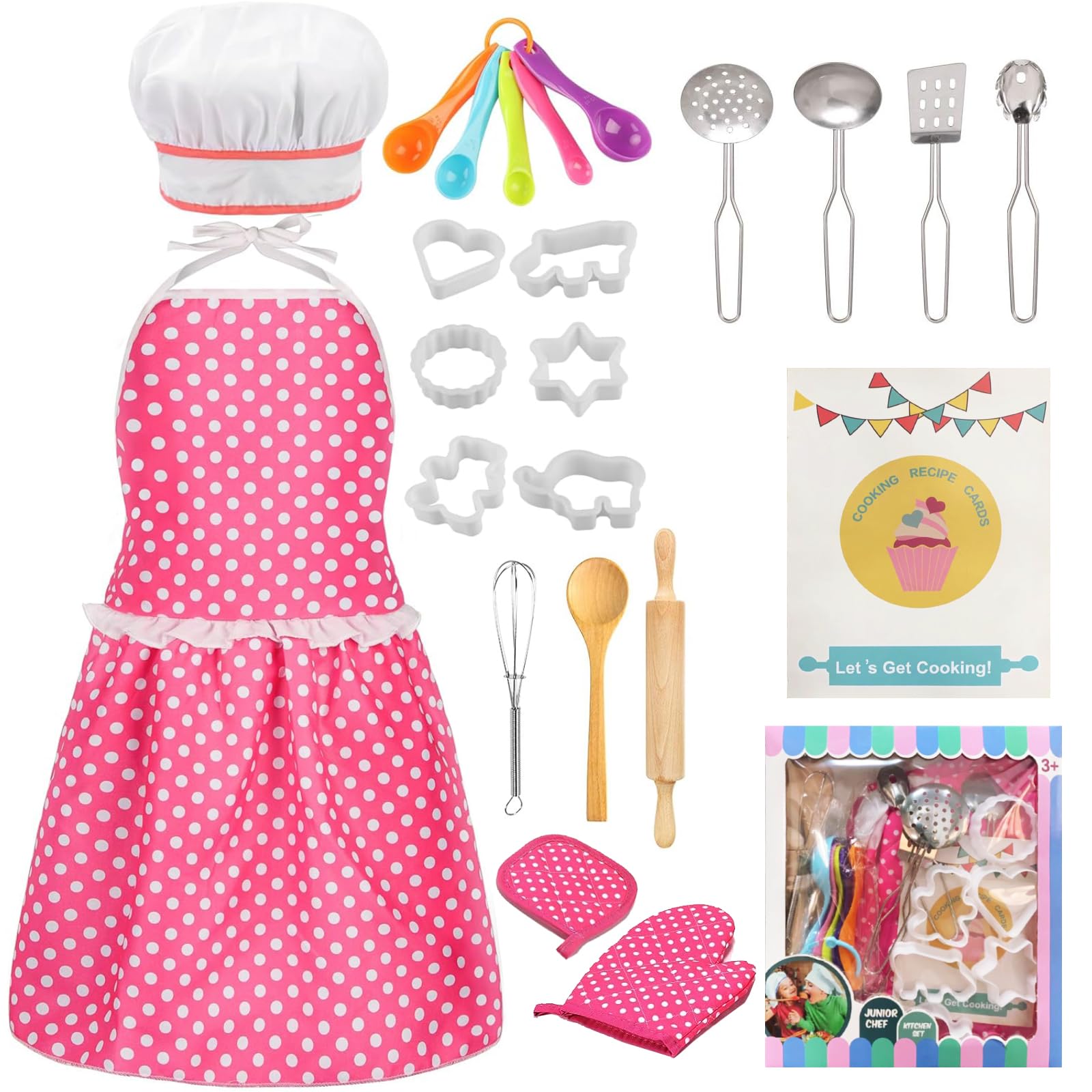 Amazon.com: MEIDAYAI Kids Cooking Baking Set , Kids Kitchen Pretend ...