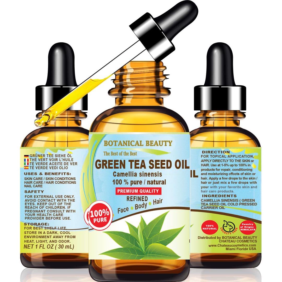 Amazon.com: Botanical Beauty GREEN TEA SEED OIL Camellia Sinensis Oil ...