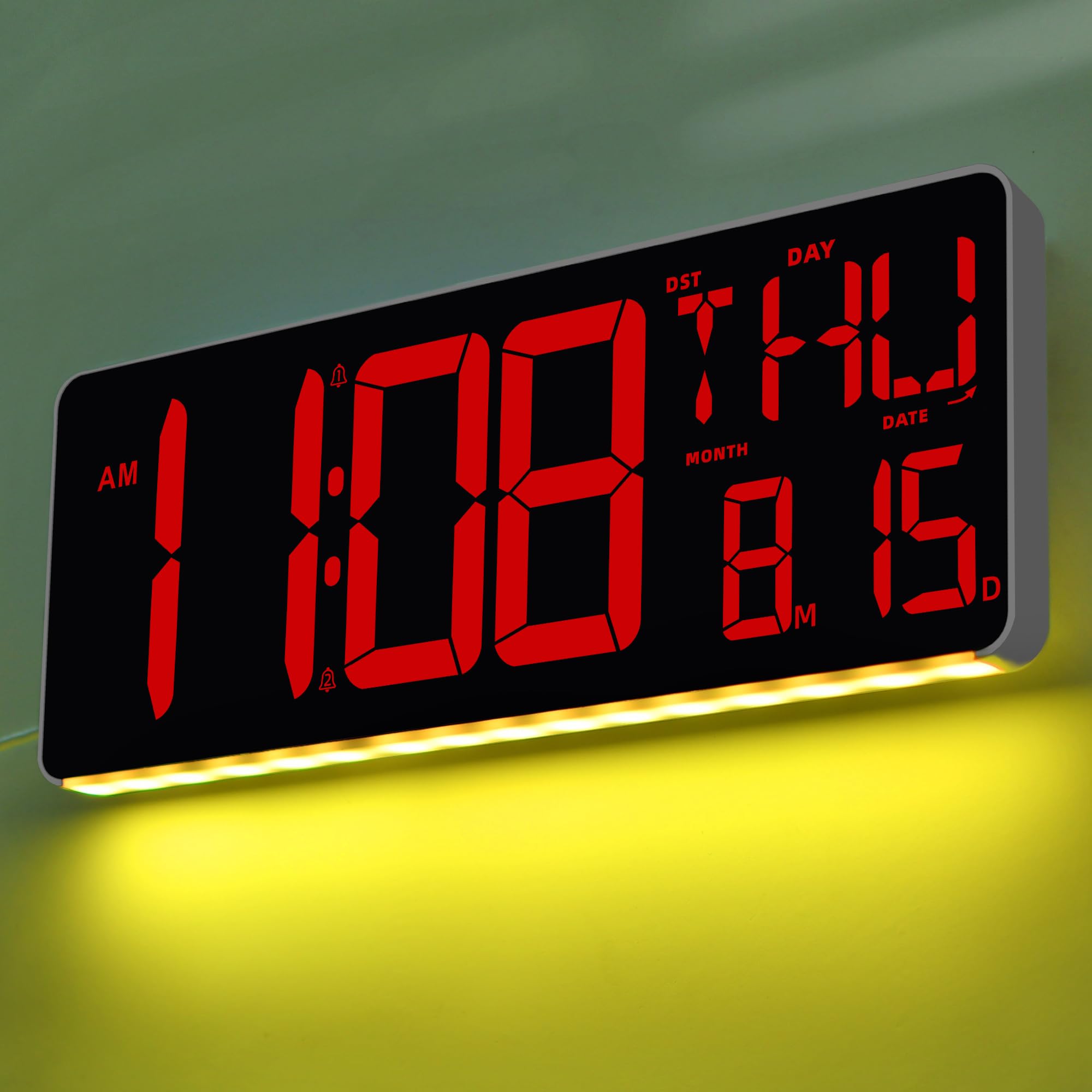 Snapklik.com : TXL 13.7 Inch Large Digital Wall Clock
