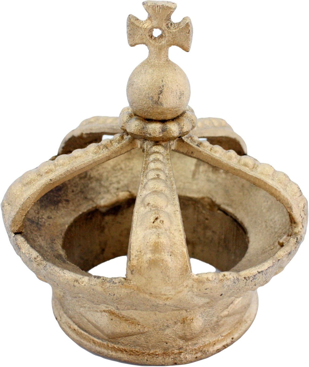 Amazon.com: HomArt King's Crown, Cast Iron Crown, Gold : Home & Kitchen