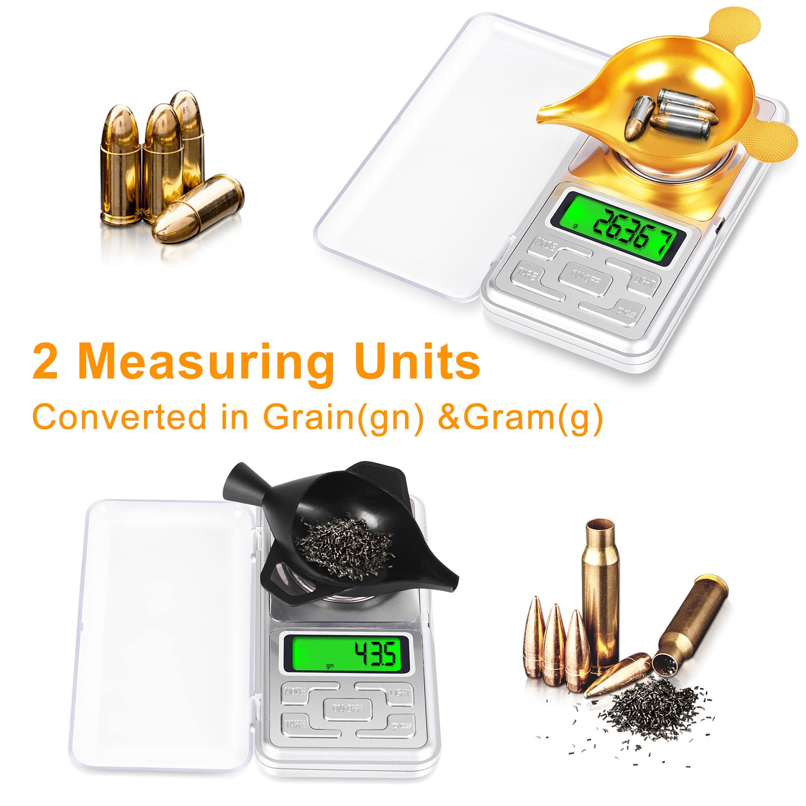 Snapklik.com : THINKSCALE Digital Reloading Scale 1500gn, 01gn/0005g ...