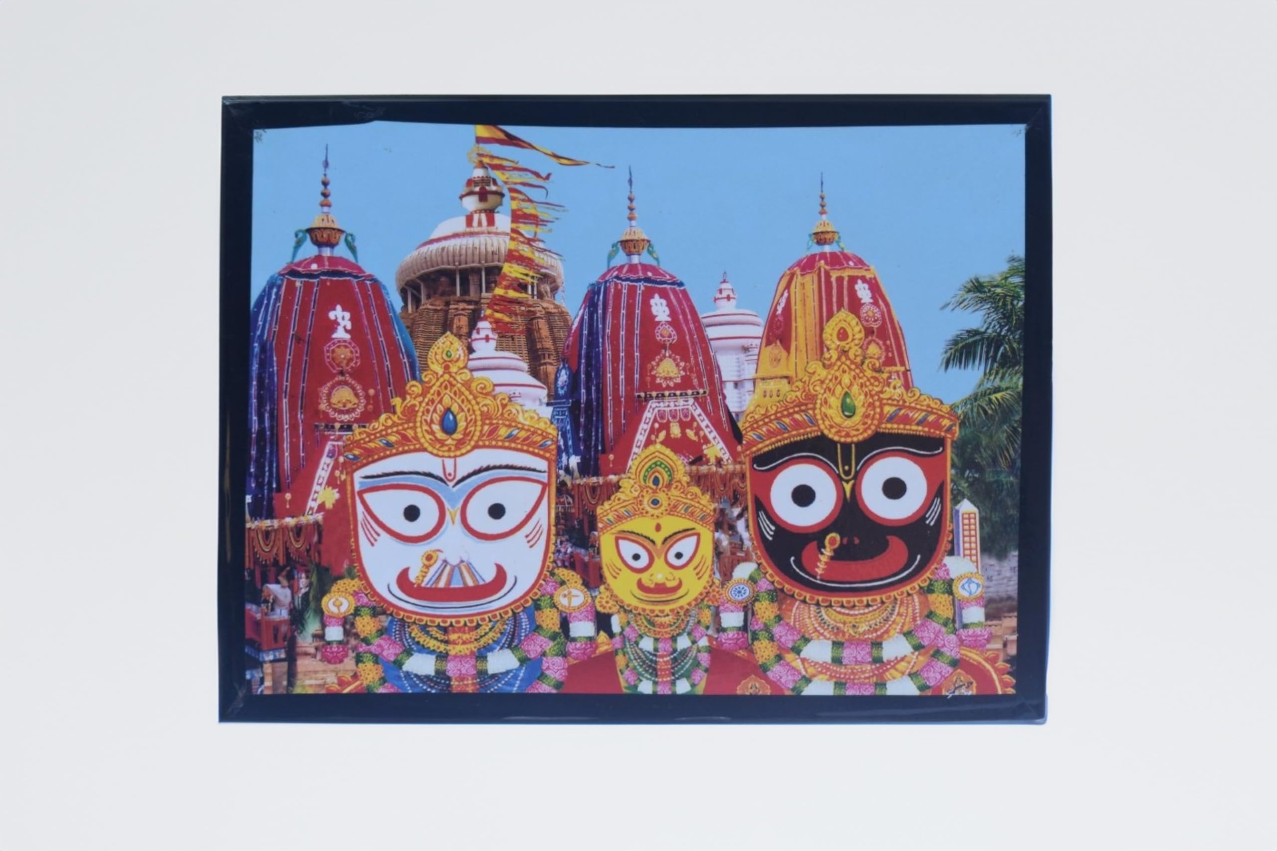 Jagannath Photo with Frame - Divine Lord Jagannath Portrait - 8 x 11 ...