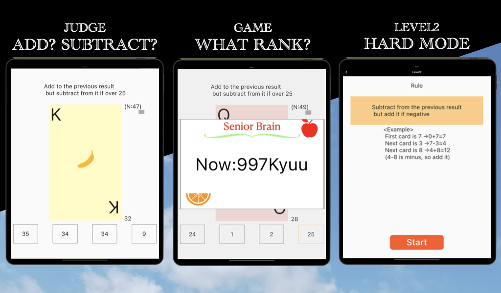 Math Brain Game: Senior brain - App on Amazon Appstore