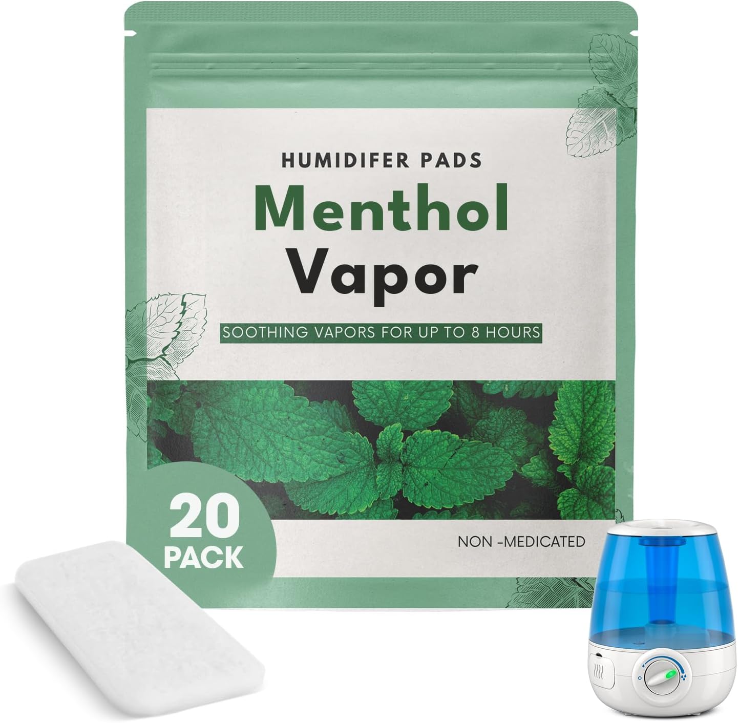 Amazon.com: [20 Pack] Berkland Menthol Eucalyptus Humidifier Pads ...