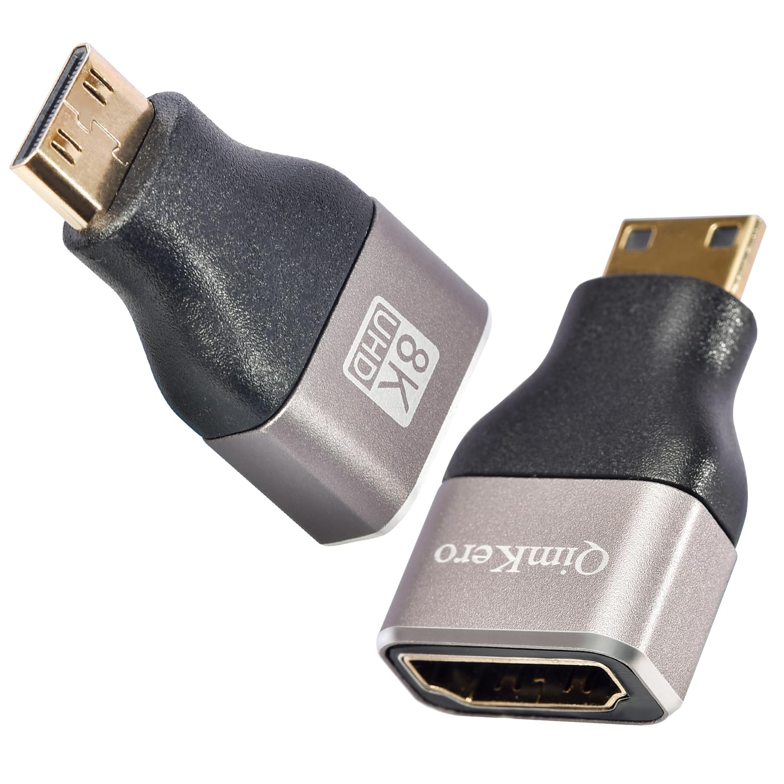 Amazon.com: QimKero Mini HDMI to HDMI Adapter 2-Pack, 8K@60Hz, 4K@144Hz ...