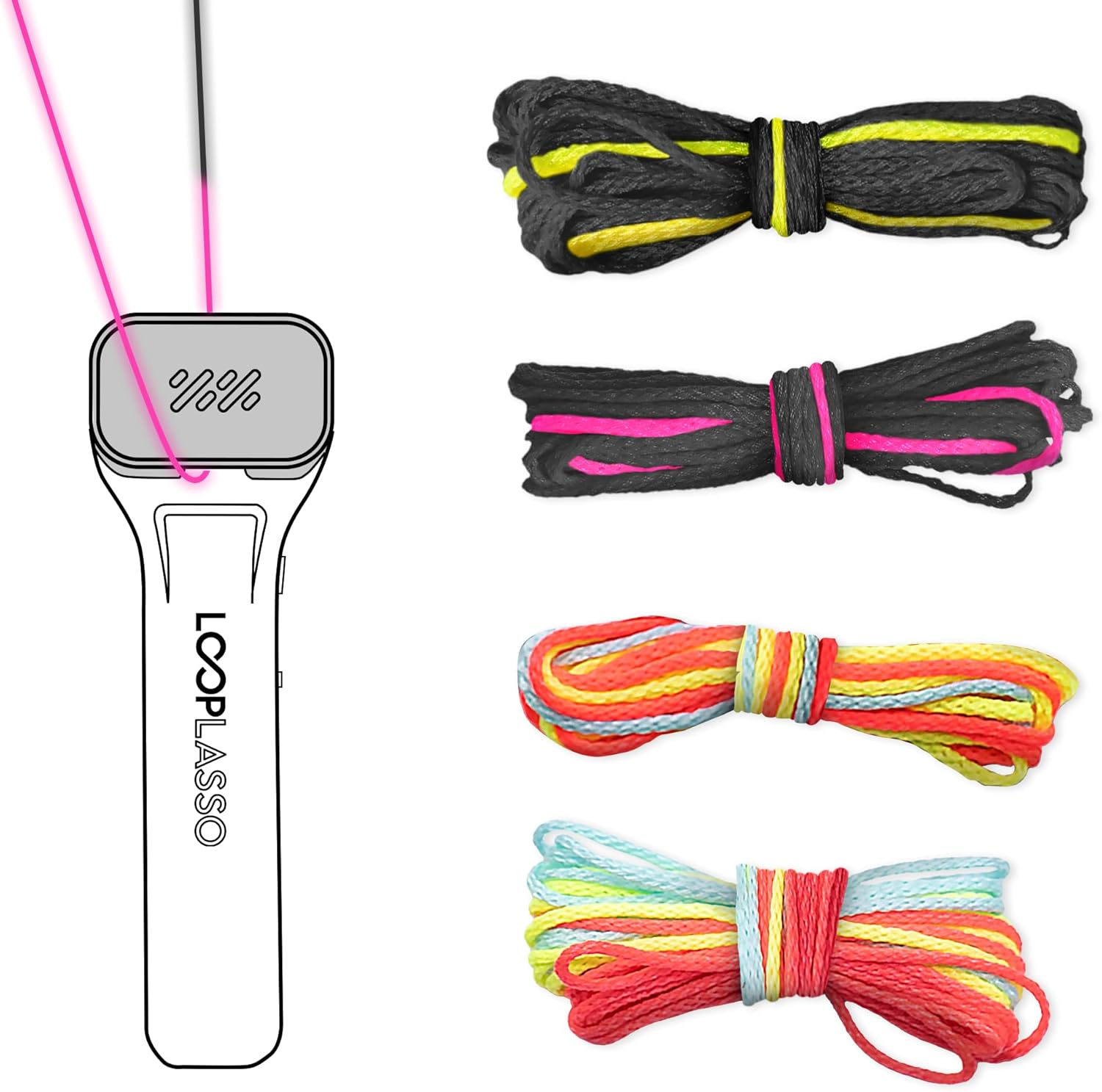 Amazon.com: Loop Lasso® Nano Special FX String Pack – UV-Reactive Strings with Strobe Effect ...