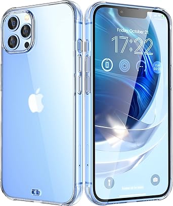 Amazon.com: ORIbox iPhone 12 Pro Max Case Clear Matte Translucent Soft ...