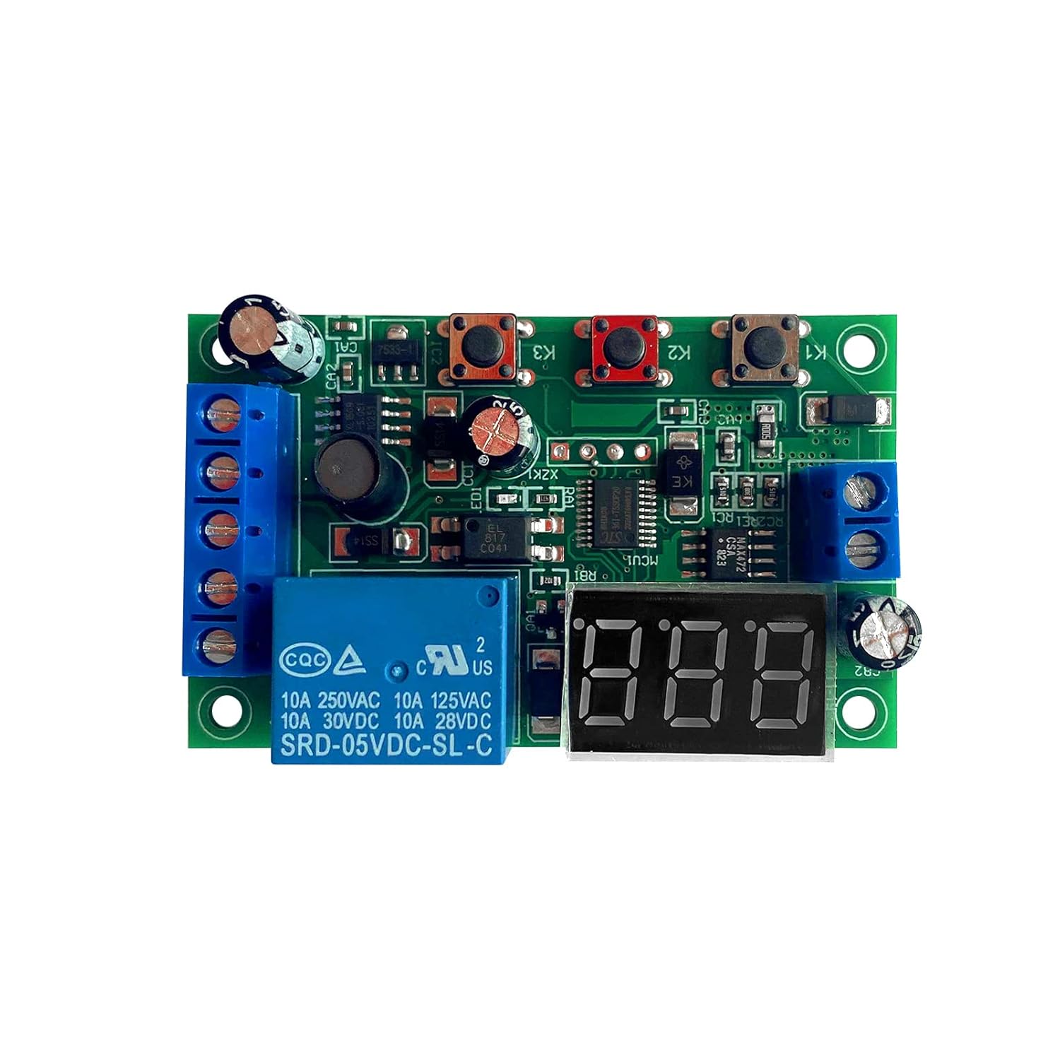 12V 0-10A DC Current Detection Module Current Sensing Detecting Delay ...