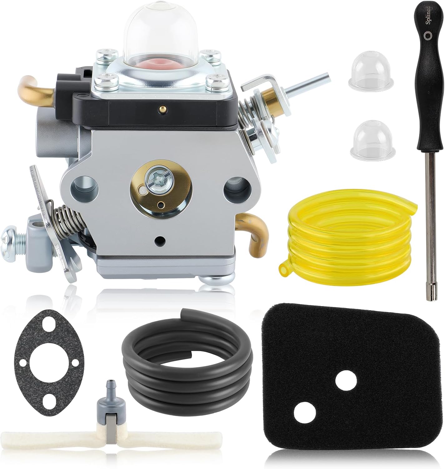 Amazon.com: Carbhub 523012401 Carburetor Fit for Husqvarna 122HD45 ...