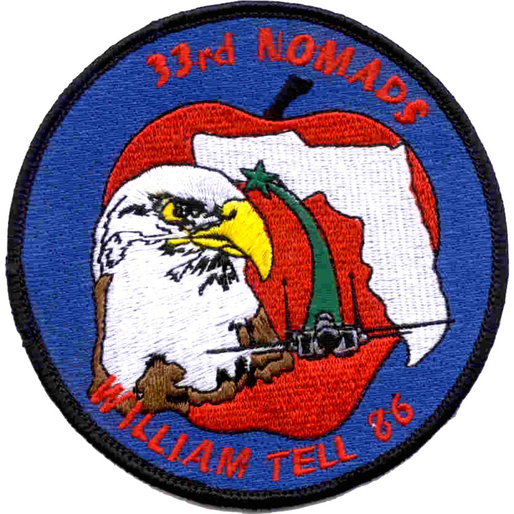 Amazon.com: 33rd Fighter Wing Nomads Patch: Clothing, Shoes & Jewelry