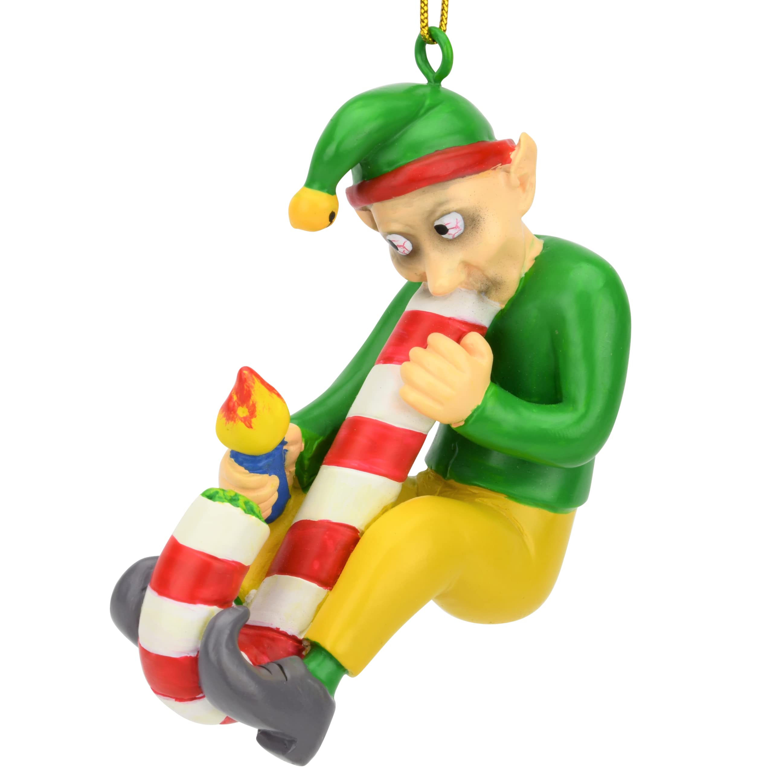 Amazon.com: Tree Buddees Candy Cane Bong Elf Funny Weed Christmas ...