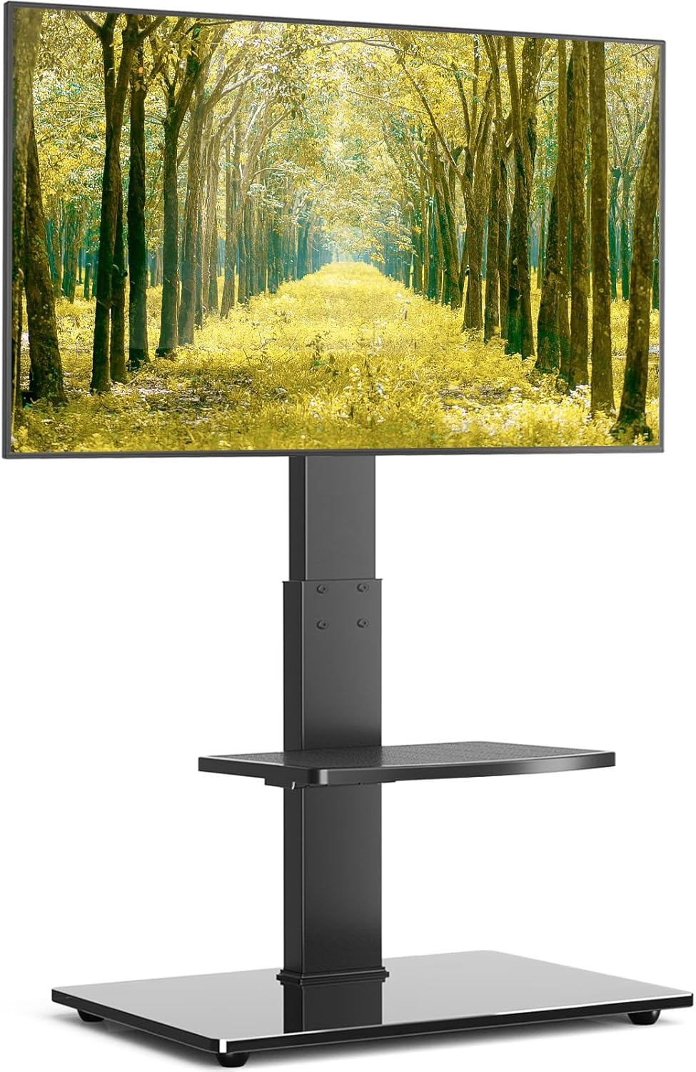 Amazon.com: 5Rcom Reinforced Floor TV Stand with Mount, Height ...