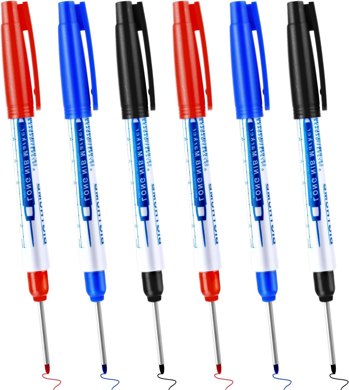 Amazon.com: 5PCS Long Head Deep Hole Marker Pens, 20mm Deep Reach ...