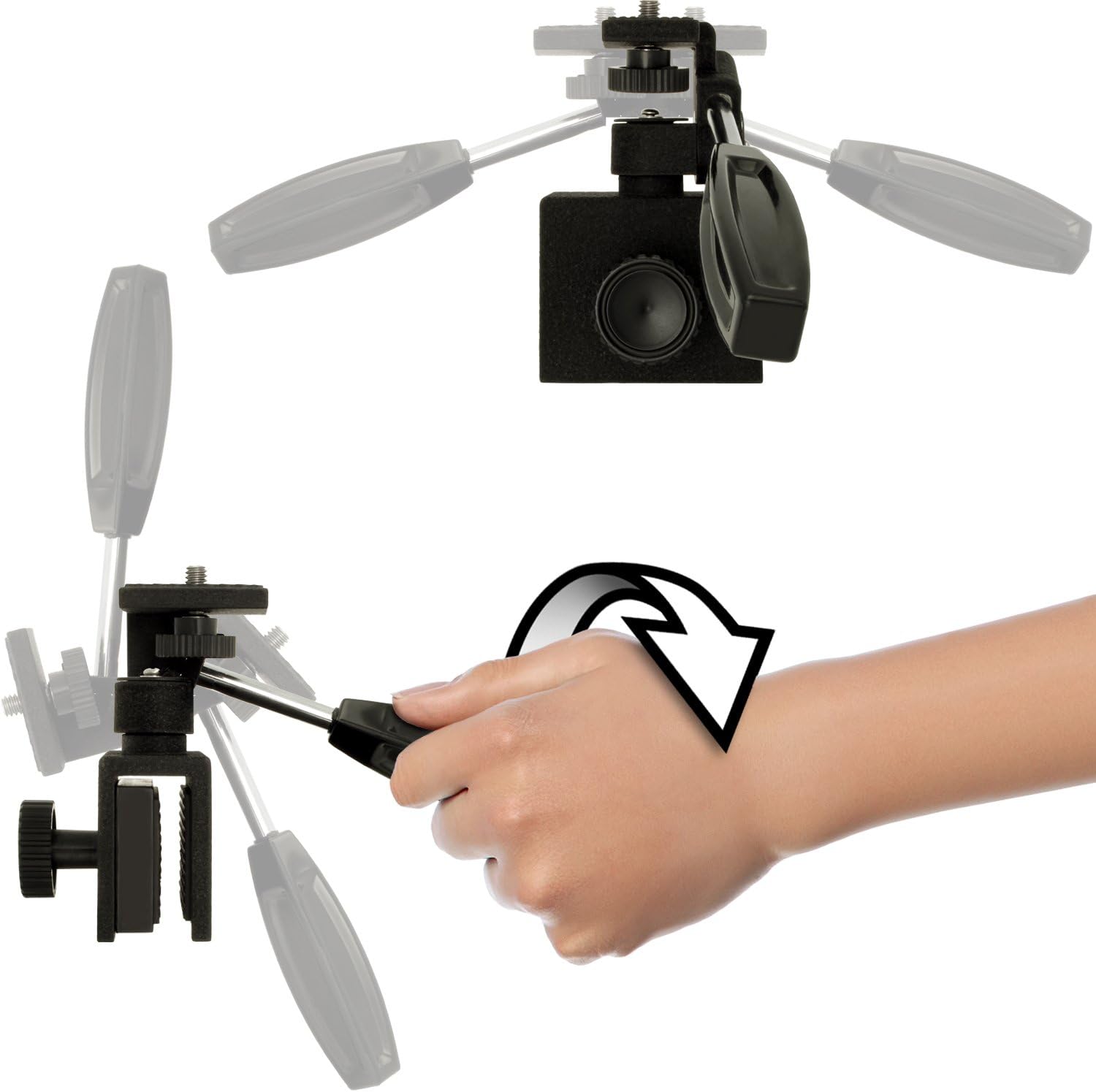 Optix Pro Car Window Clamp Mount for Digital Compact, Film, Bridge, SLR ...