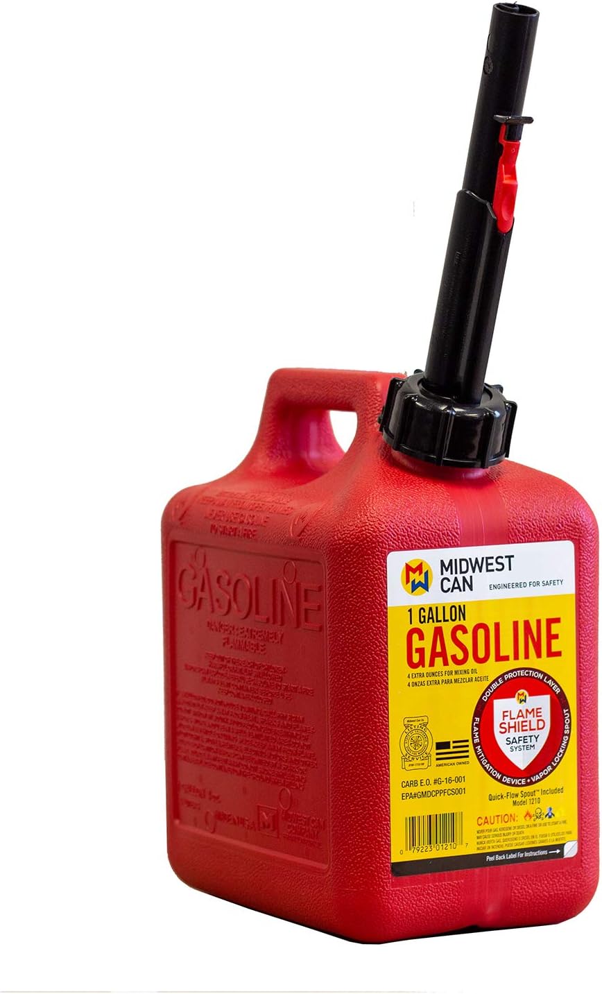 Amazon.com: Quick-Flow Spout Midwest Can 1210 Auto Shut Off Gasoline ...