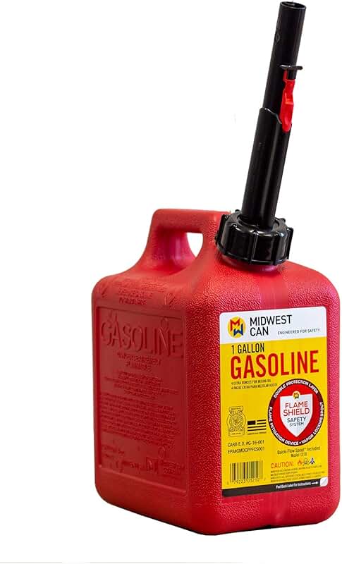 Amazon.com: Gas Cans - Fuel Transfer & Lubrication: Automotive
