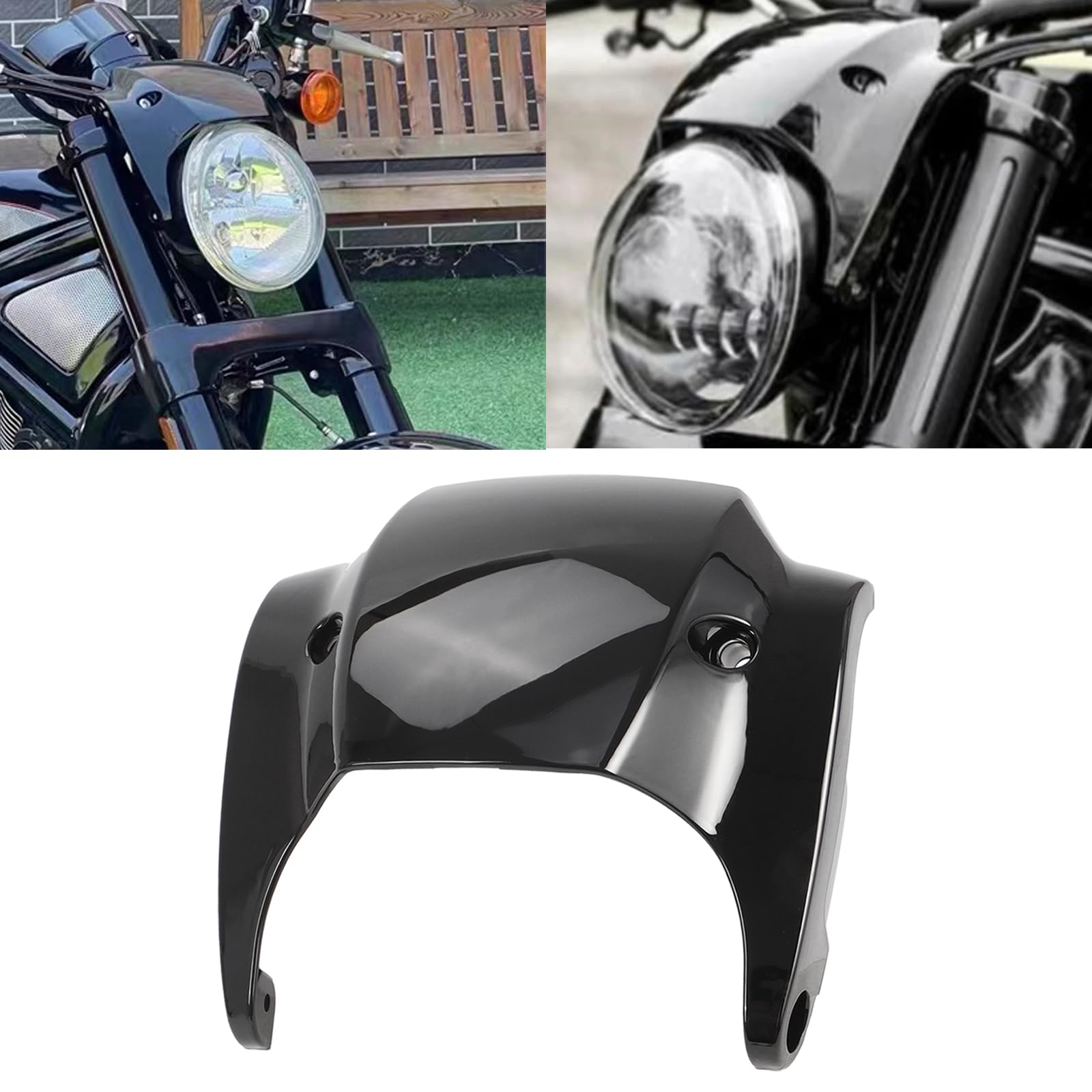 Light For Night Rod Fairing Headlight Fairing Mask Cowl For Harley