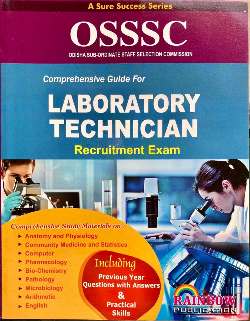 Buy OSSSC COMPREHENSIVE GUIDE FOR LABORATORY TECHNICIAN RECRUITMENT ...