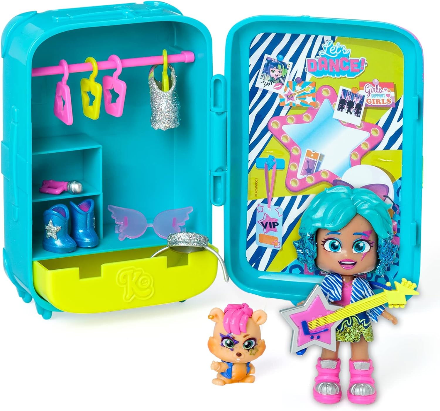 KOOKYLOOS Suzie’s Suitcase – Doll’s suitcase with over 14 fashion ...