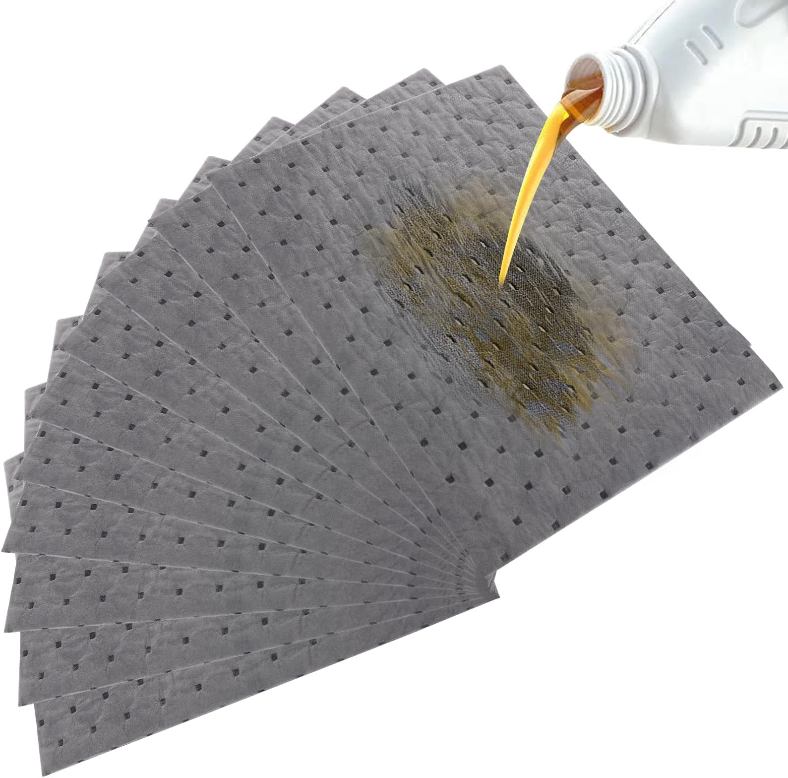 Amazon.com: Tottist 50PC Oil Absorbent Pads | 13"x10" Meltblown ...