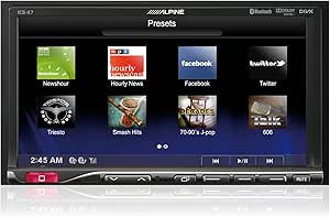 Alpine ics-x7 Video Onboard fester, 16: 9 Tuner Integrierter Bluetooth ...
