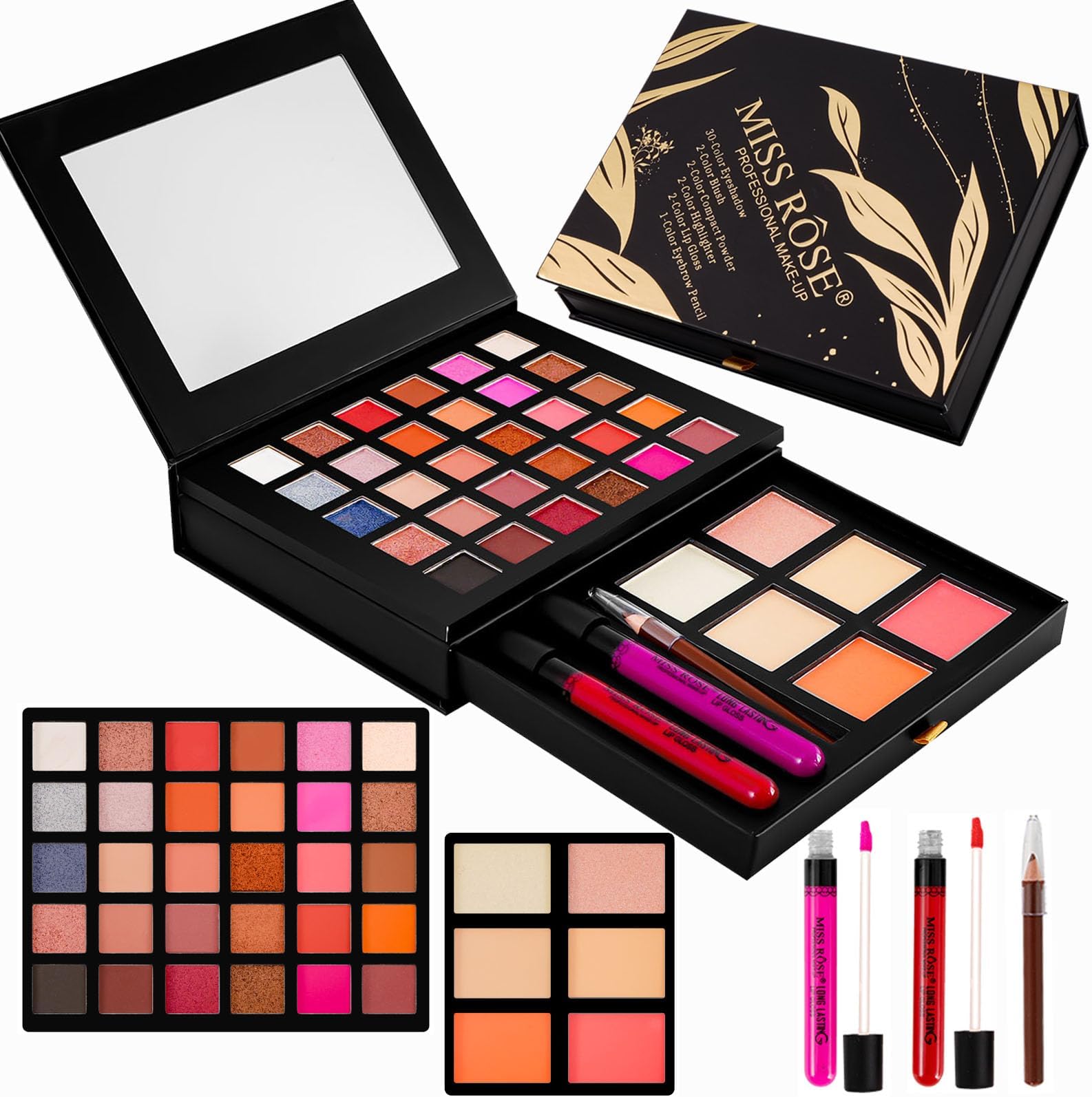 Amazon.com : All In One Makeup Gift Kit - Ultimate Color Combination ...
