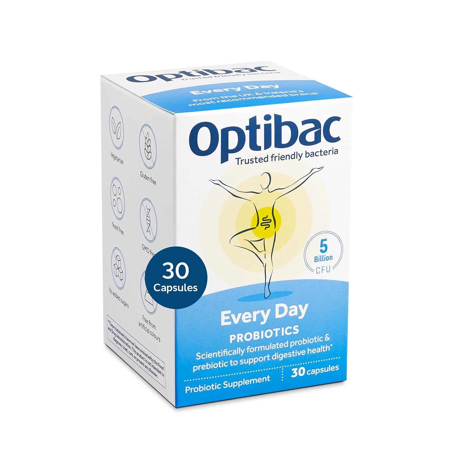 Optibac Probiotics para o Dia a Dia - Suplemento Vegetariano para ...
