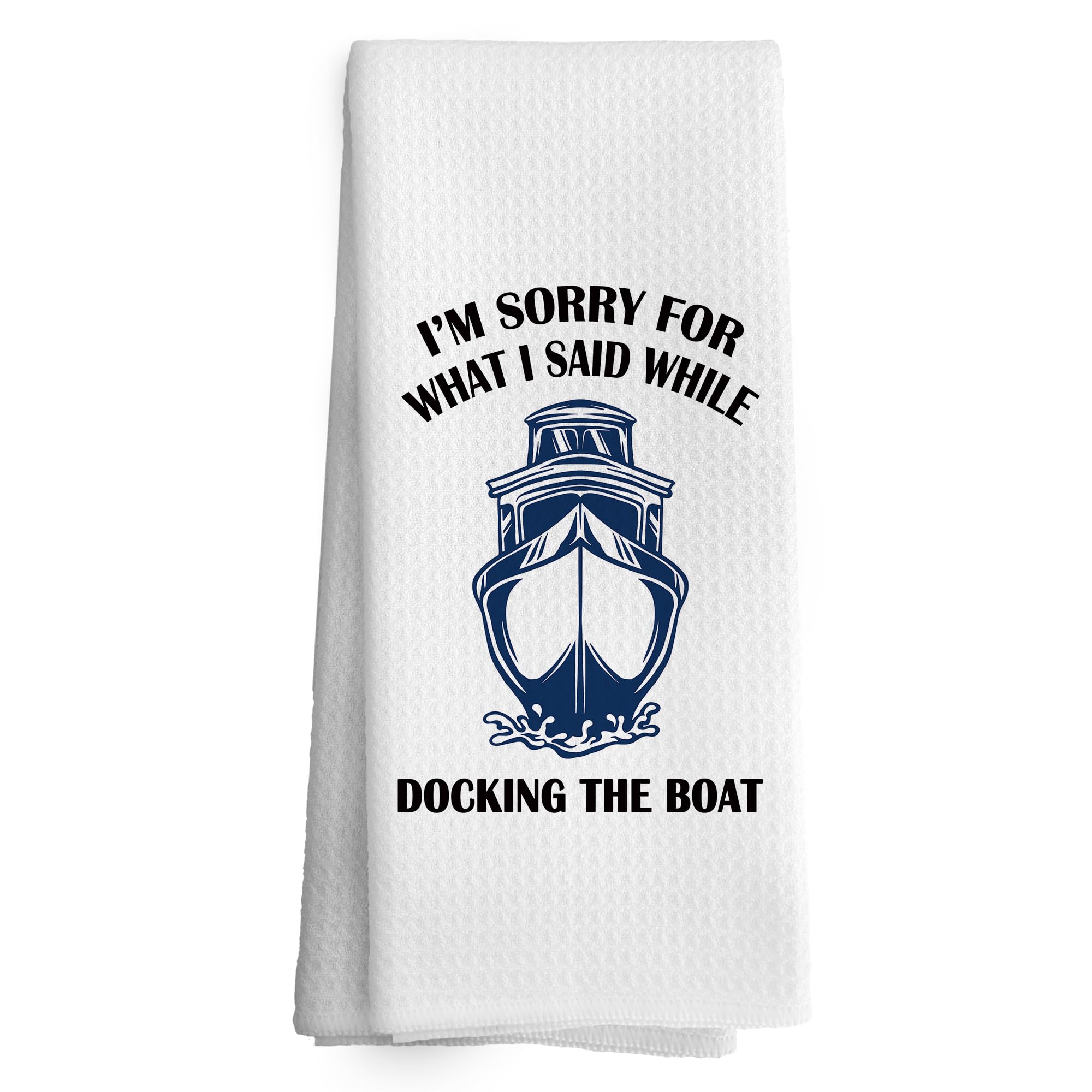 Amazon.com: TAEDIN Ship Boat Nautical Kitchen Towels Dish Towel ...