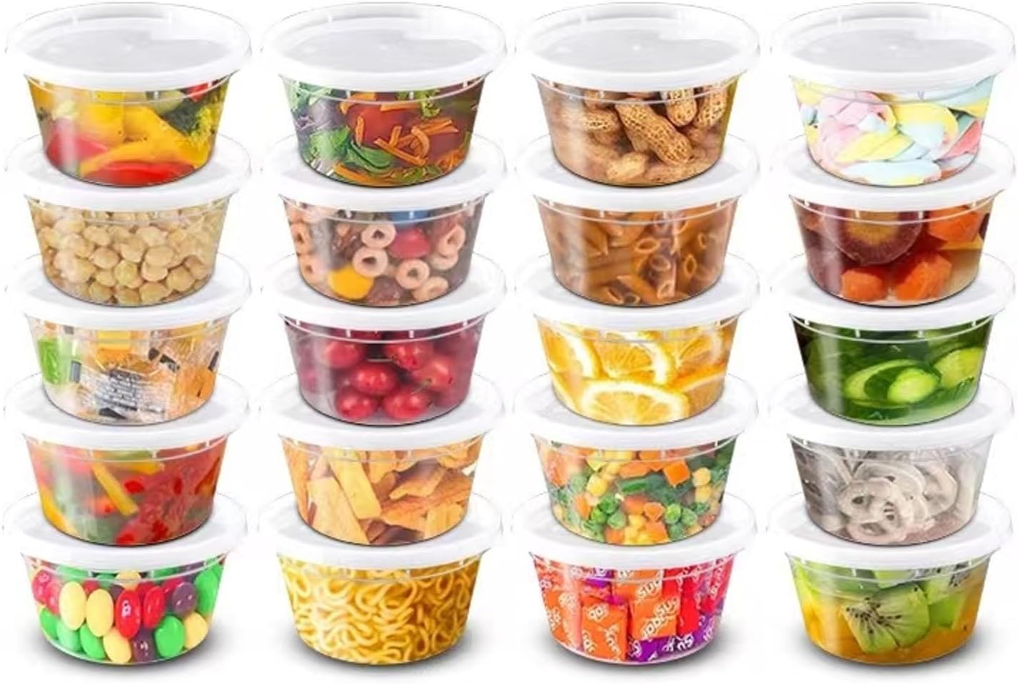 Amazon.com: Reditainer Extreme Freeze Deli Food Containers with Lids ...